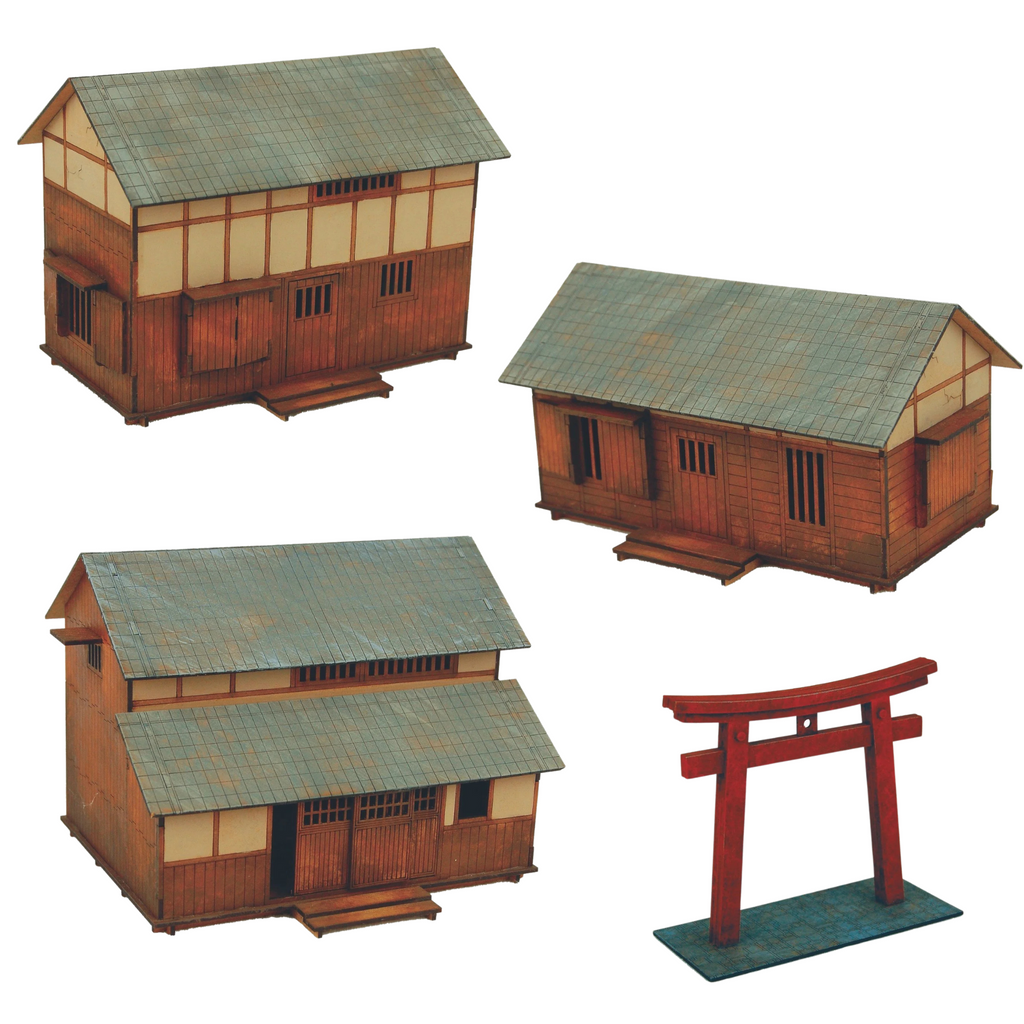Feudal Japan Village Terrain Bundle – Warlord Games US & ROW