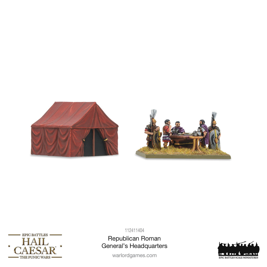 Hail Caesar Epic Battles: Roman Generals Headquarters – Warlord Games ...
