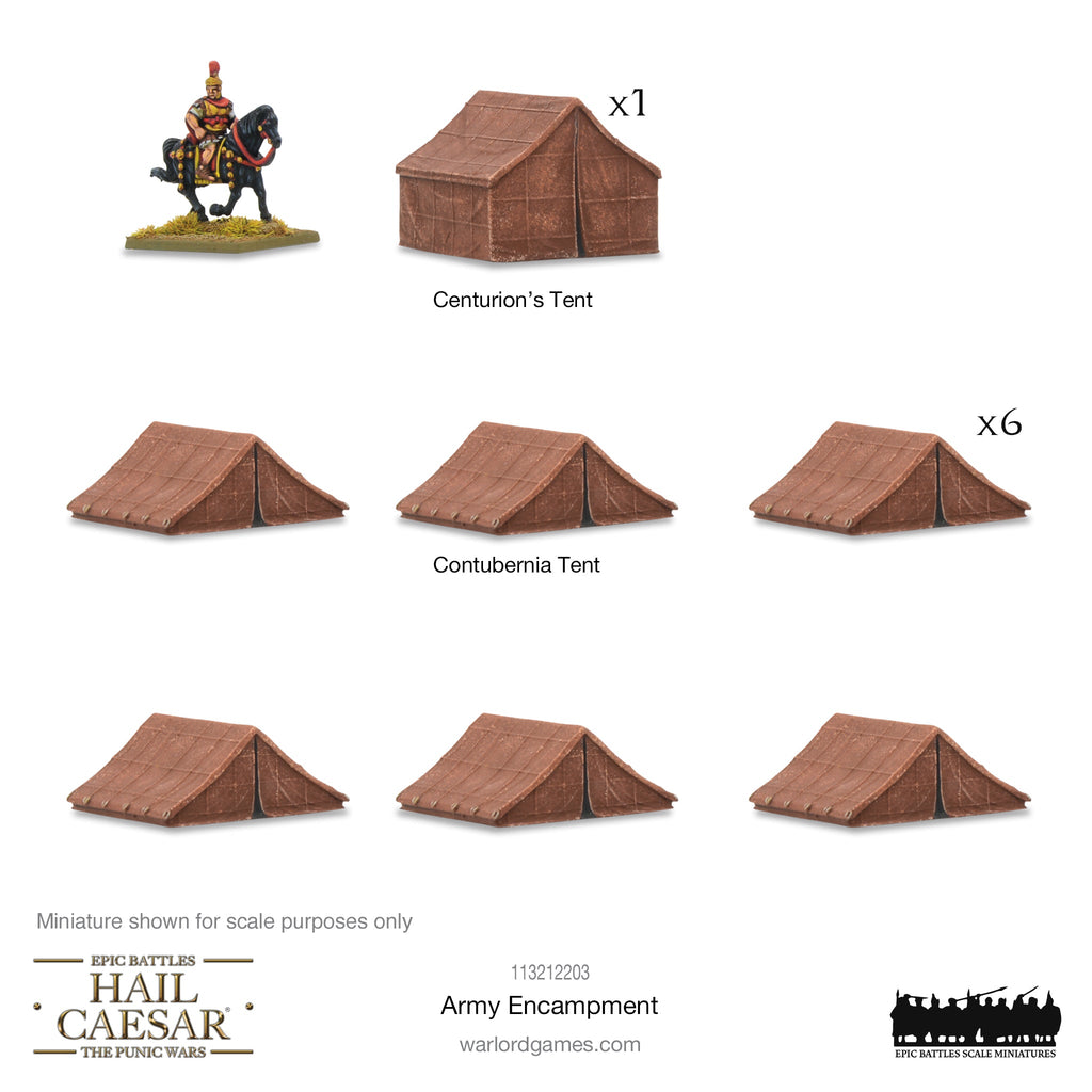 Hail Caesar Epic Battles: Army Encampment – Warlord Games US & ROW