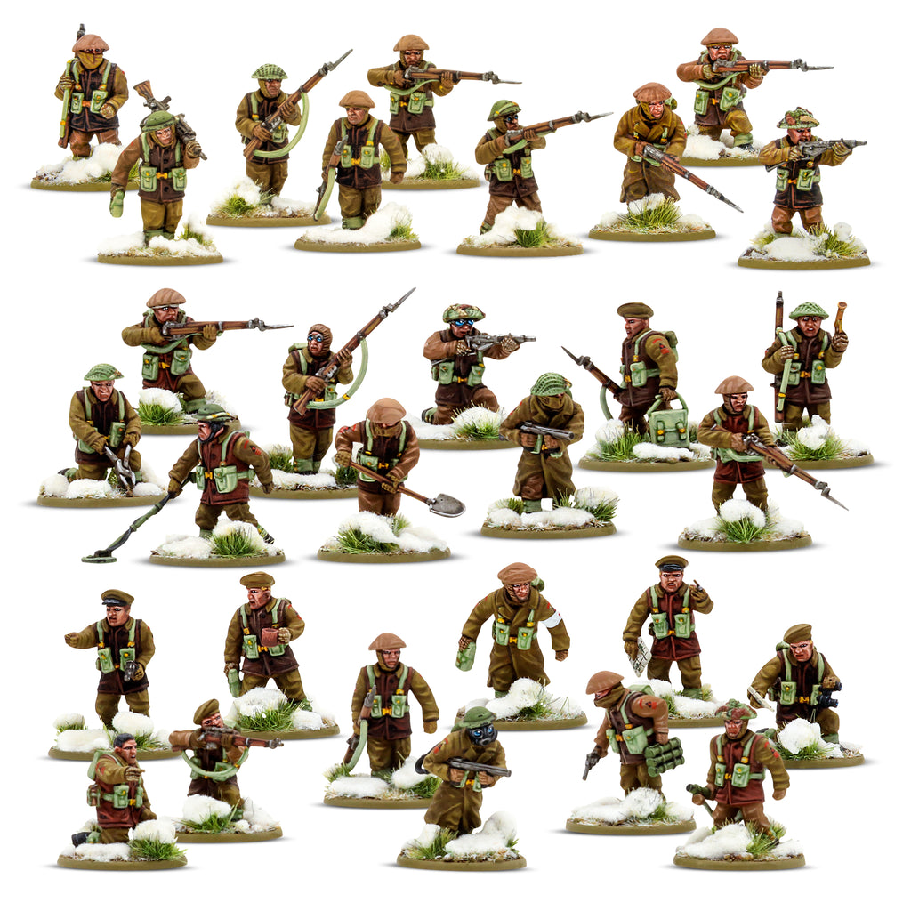 British & Canadian Infantry (Winter) Platoon – Warlord Games US & ROW