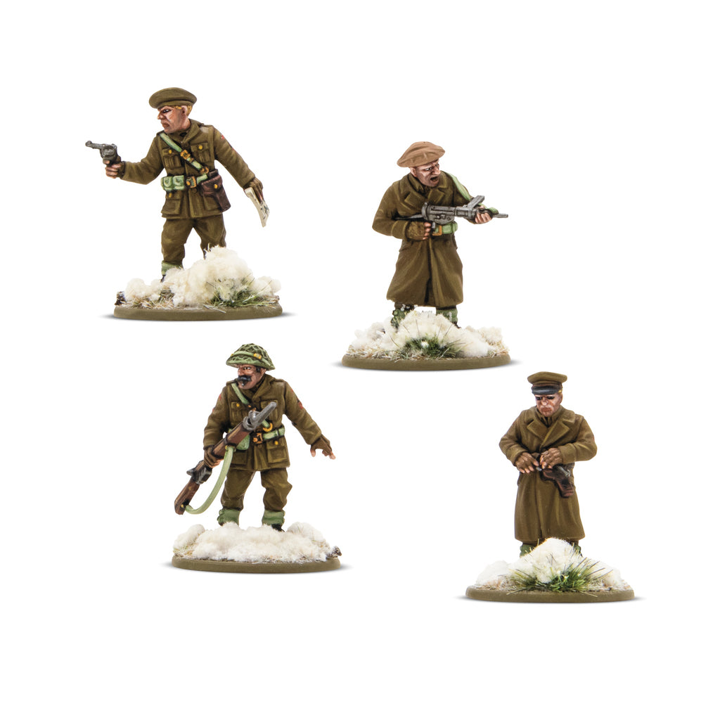 British & Canadian Infantry (Winter) Platoon Commanders – Warlord Games ...
