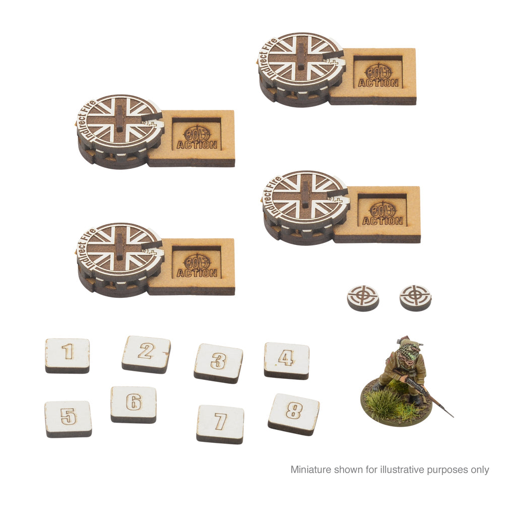 Bolt Action MDF Artillery Zeroing In Markers - Great Britain – Warlord ...