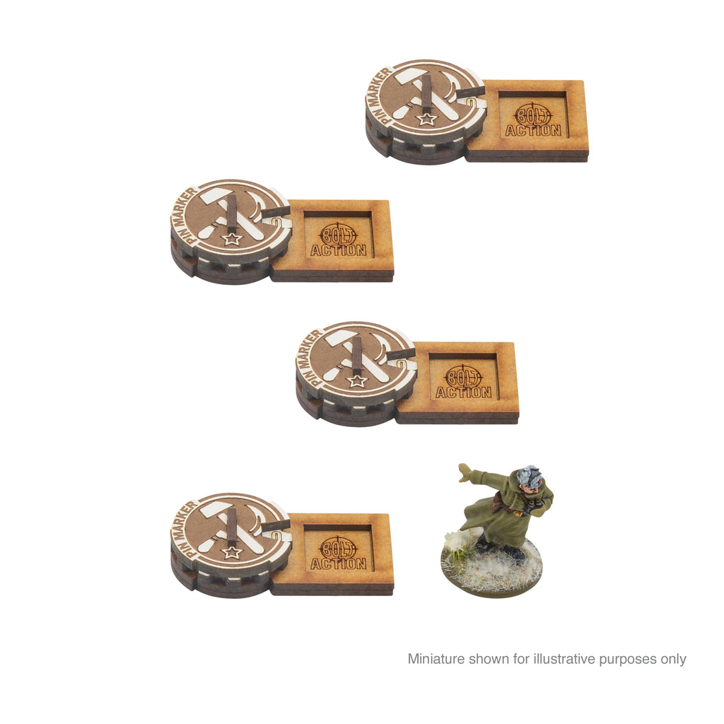 Bolt Action MDF Unit Pin Markers - Soviet Union – Warlord Games US & ROW