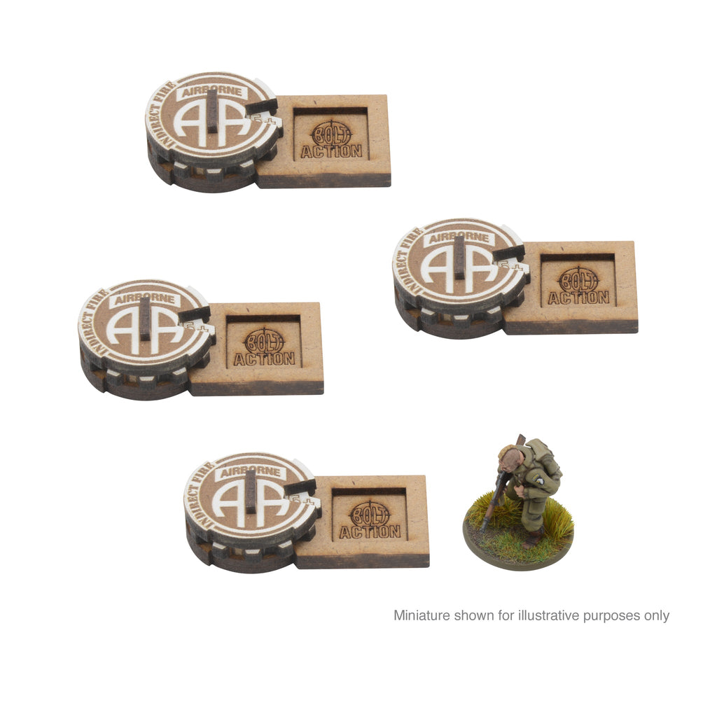 Bolt Action MDF Unit Pin Markers - 82nd American Airborne 'All America ...
