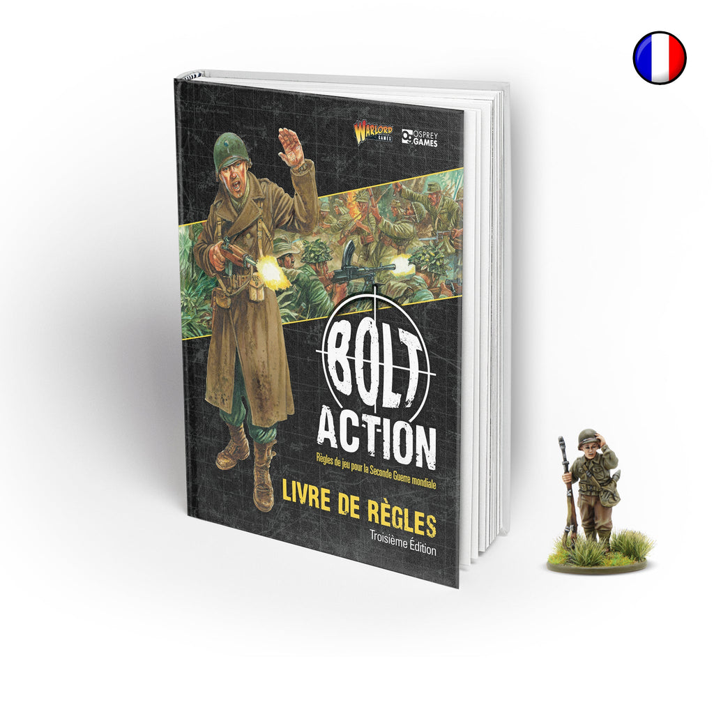 Bolt Action: Third Edition Rulebook (French) with Francis S. Currey sp ...