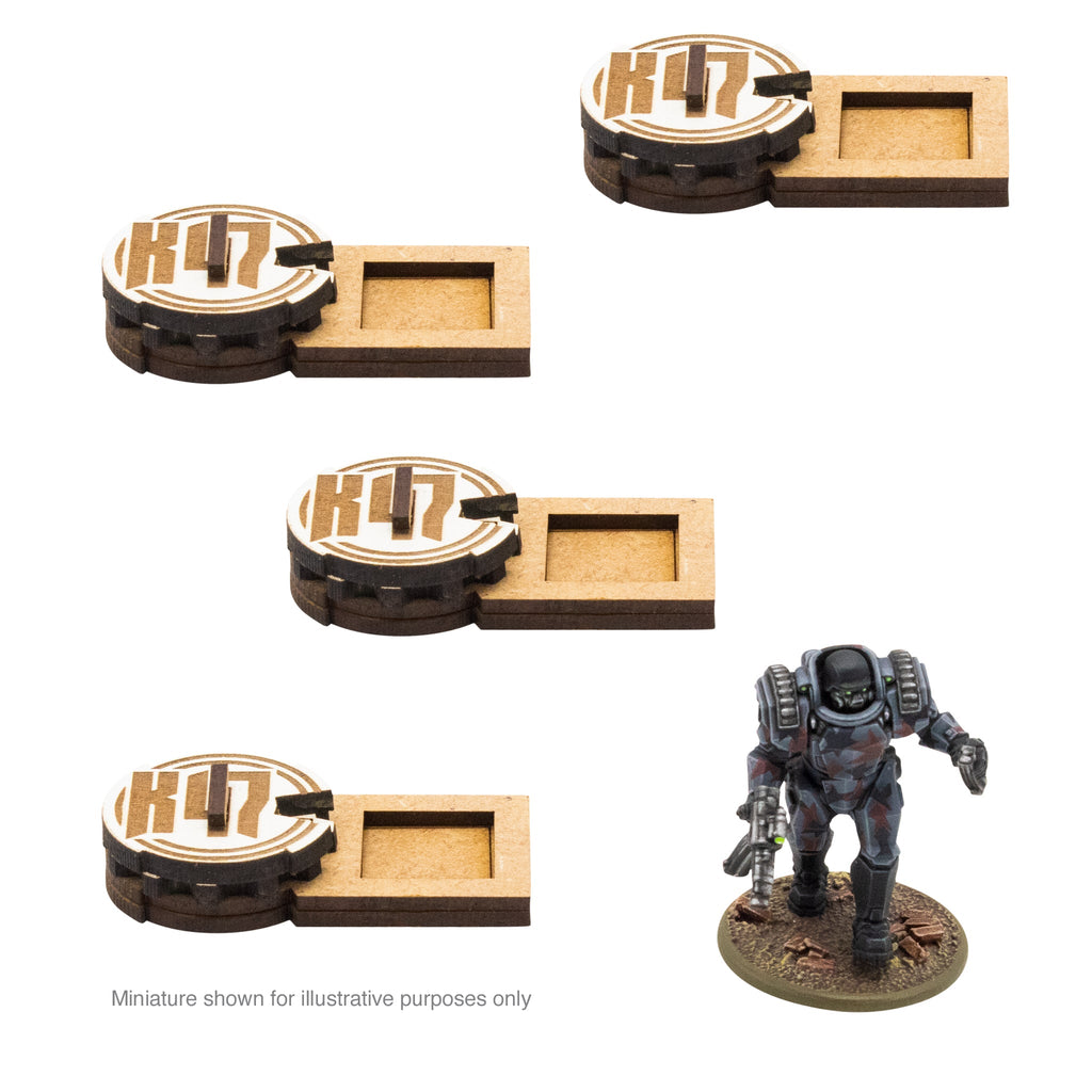 Konflikt '47 MDF Unit Pin Markers – Warlord Games US & ROW