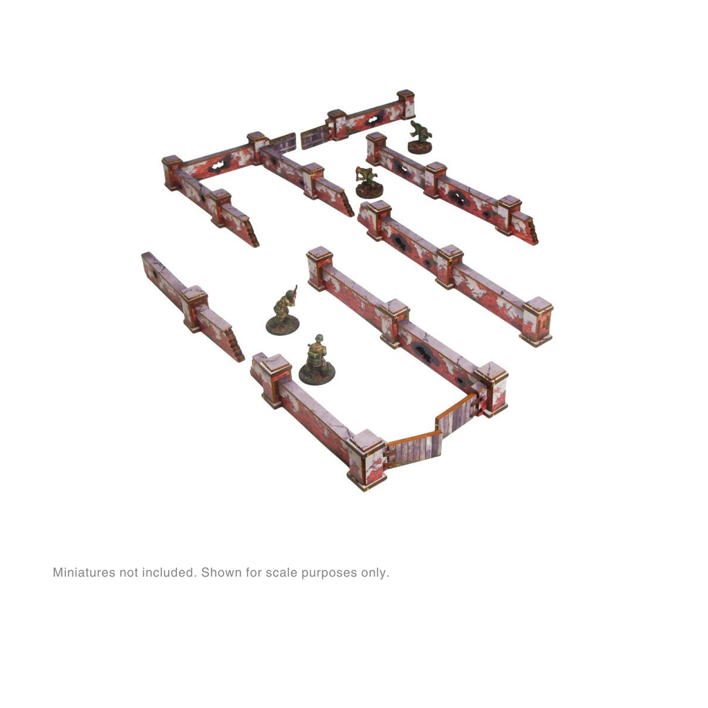 Pre-Painted WW2 Ostfront Stalingrad Walls Low – Warlord Games US & ROW