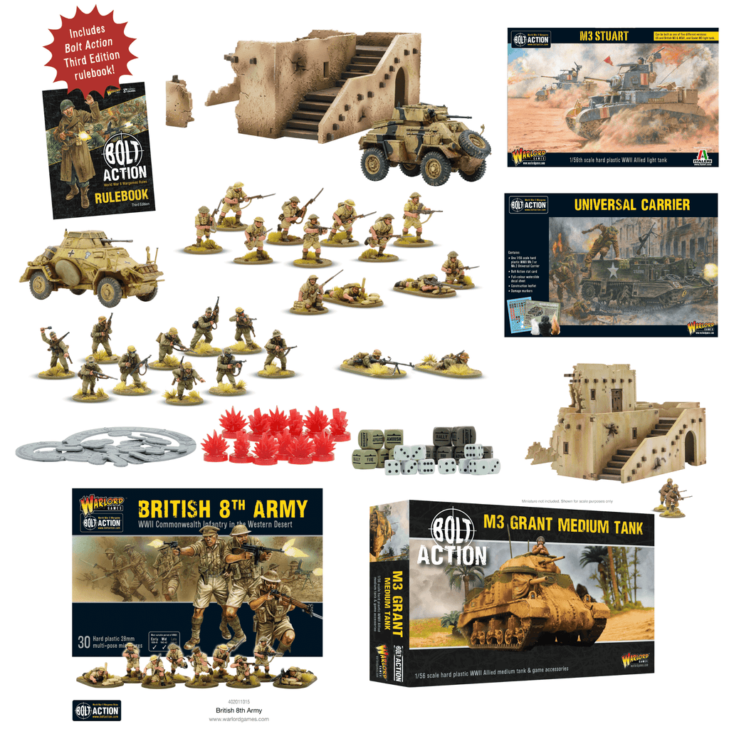 Bolt Action Starter Set – Gentleman's War - Desert Rats Bundle ...