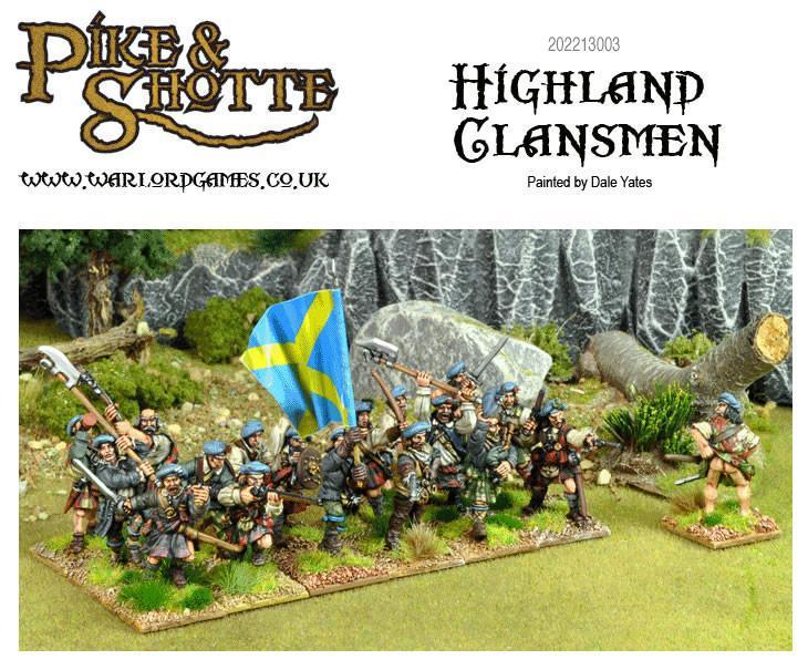 Highland Clansmen boxed set – Warlord Games US & ROW
