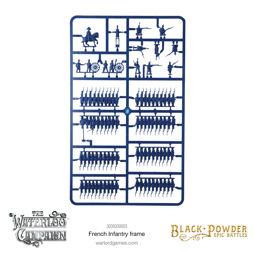 Epic Battles Waterloo - French Infantry Sprue – Warlord Games US & ROW