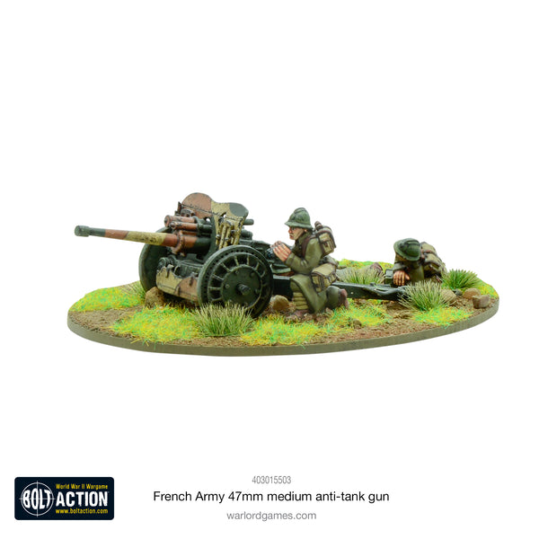 French Army 47mm medium anti-tank gun – Warlord Games US & ROW