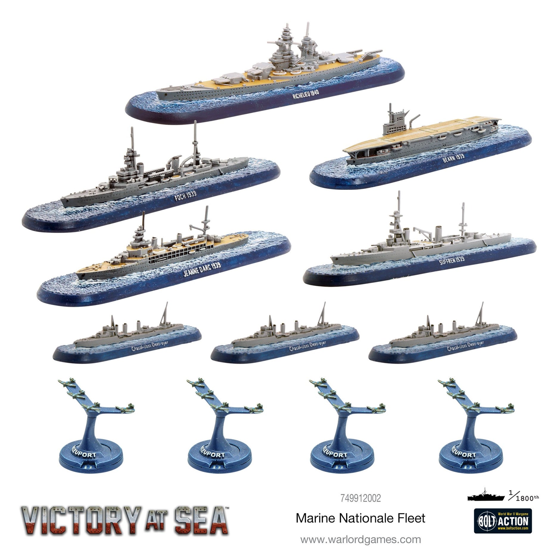 Victory at Sea - Marine Nationale – Warlord Games US & ROW