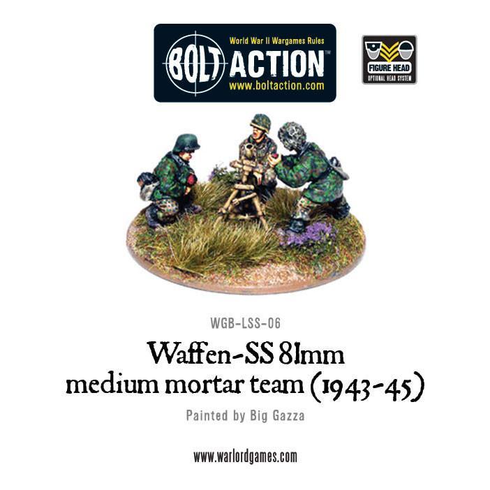 Waffen-SS 81mm medium mortar team (1943-45) – Warlord Games US & ROW