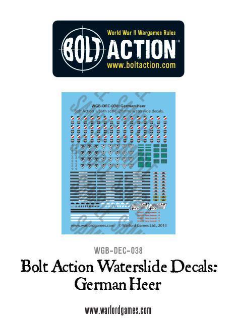 German Heer decals – Warlord Games US & ROW